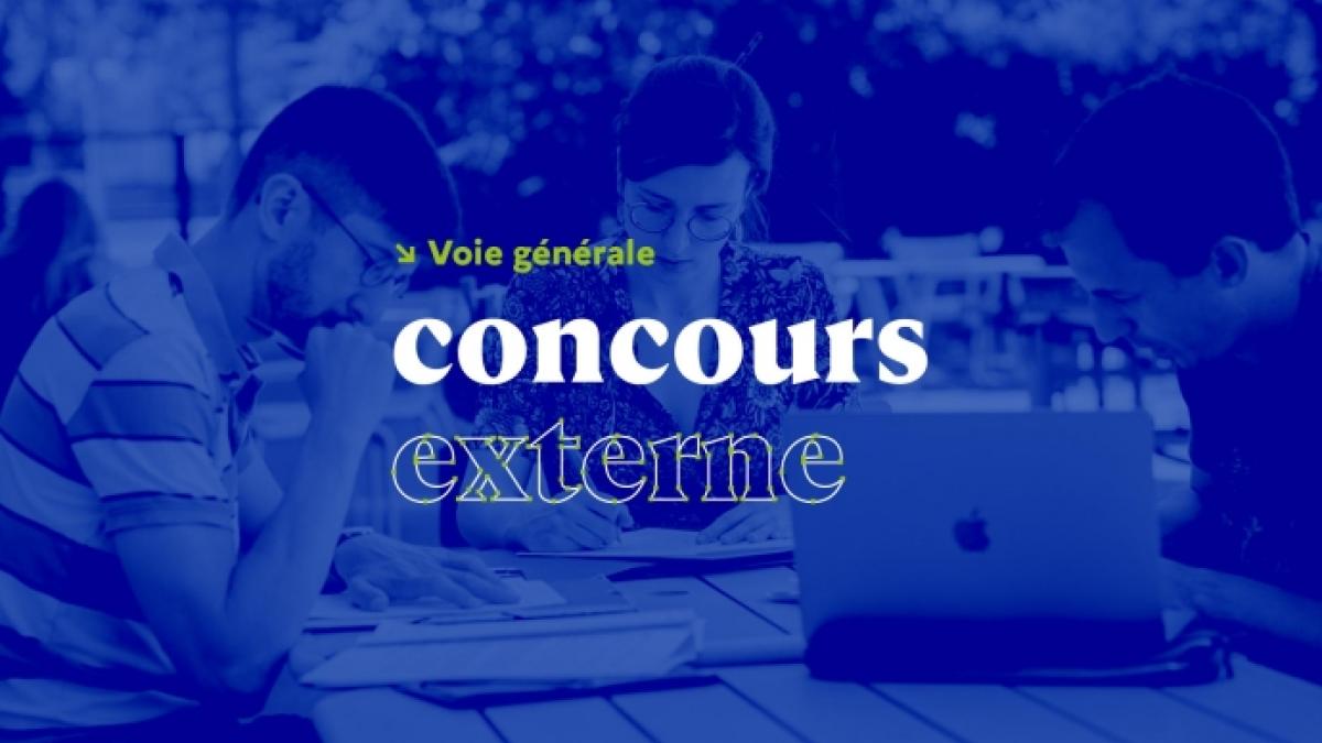 Concours externe | Institut national du service public | INSP